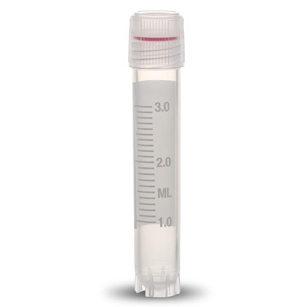 Simport 3 ml Self-Standing Cryovial External Thread With Lip And Washer Seal (Cs/1000) T308-3A