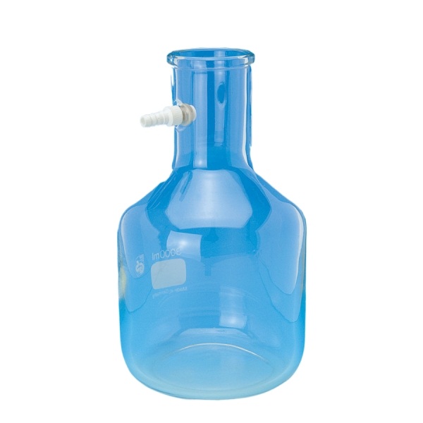 Ace Glass Flask, Filtering, 20L Plastic Coated Hose Connection, 85mmod Neck (+/- 5mm) Duran 6989-127