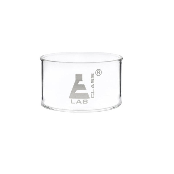 Eisco Crystallizing Dish, 40ml - Flat Bottom - Borosilicate Glass - Eisco Labs CH0067B