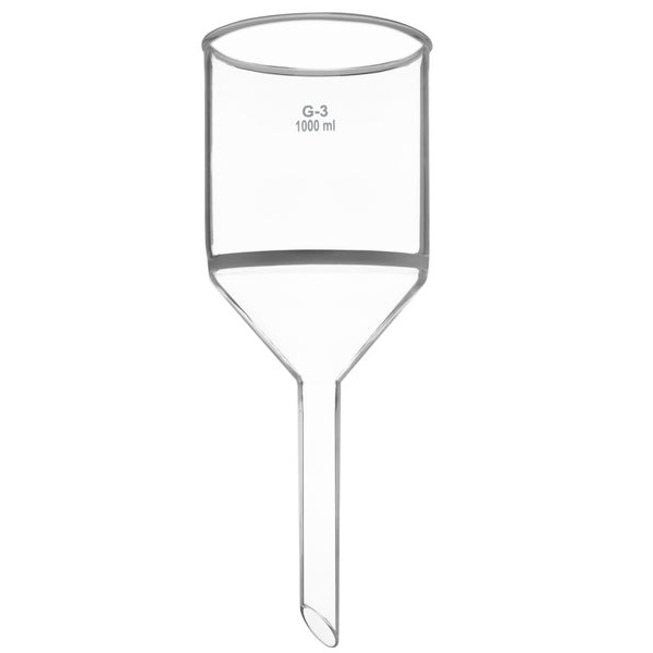 Eisco Buchner Funnel, 1000ml - Sintered Disc, G-3 Porosity (120mm ...