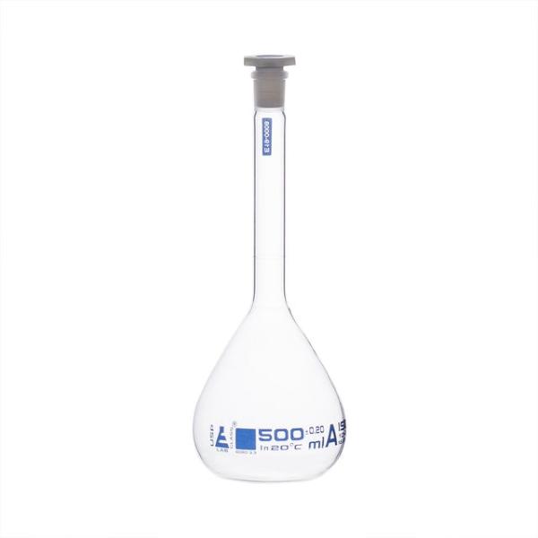 Eisco Volumetric Flask, 500ml - Class A, ASTM, ±0.20ml Tolerance CH1972H