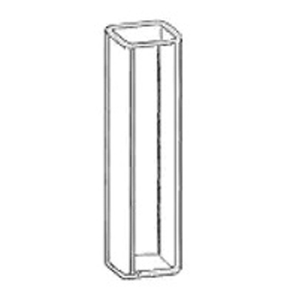 Spectrocell 10 mm Vacuum Formed Fluorometer Cell With 2 Flow Tubes Attached RF-1010-F