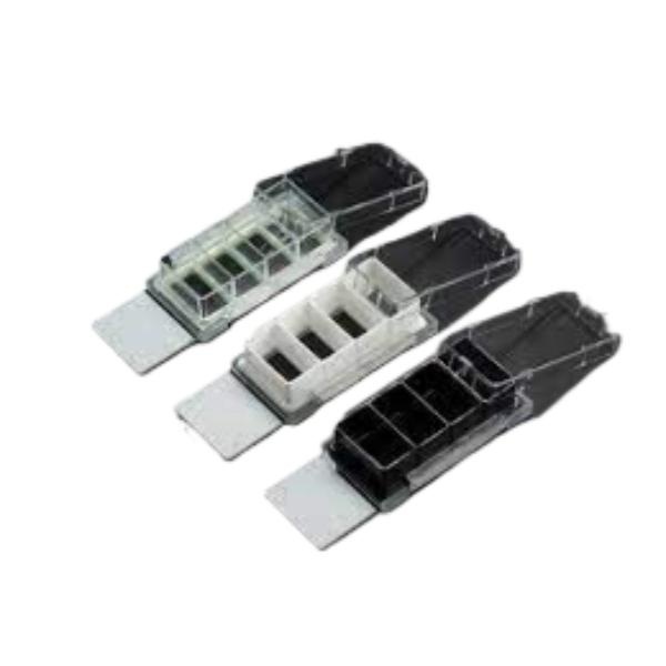 Bellco Nest Cell Culture Chamber Slides, 4 Well, Black, 2.13 cm2, 0.5-1.3ml, 6/pk, 12/cs 4514-00129