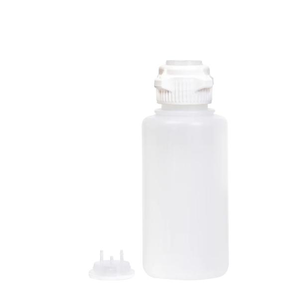 Bellco PP Rd Vac Bottle 1L Op/Cl 53B Cap 2X1/8Hb, 1/EA 4528-00055