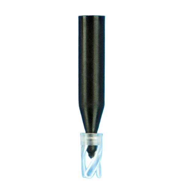 Bellco 250uL Black Polypropylene Big Mouth Conical Limited Volume Insert (Qty 1000) 2070-07328