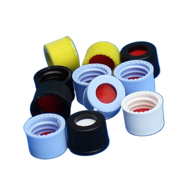 Bellco 10-425mm Black Open Hole Polypropylene Closure (Qty 1000) 2070-07916