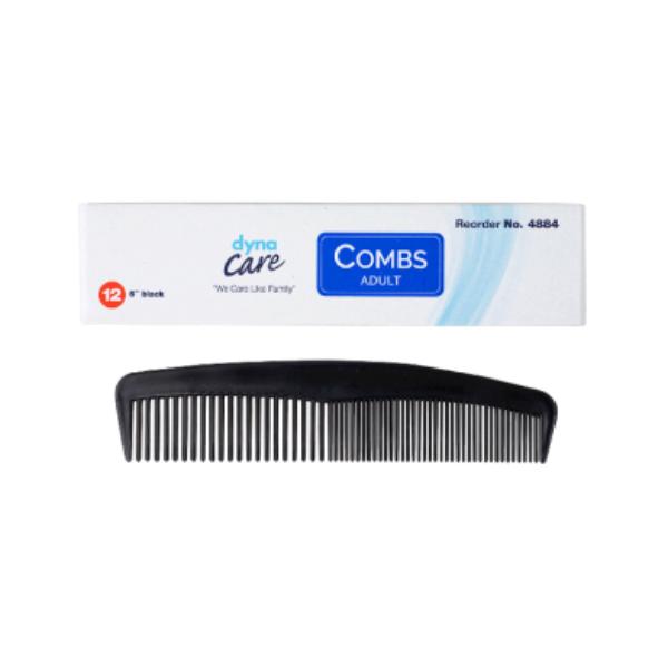 Dynarex Adult Combs, 5", Black, 20/12/cs 4884