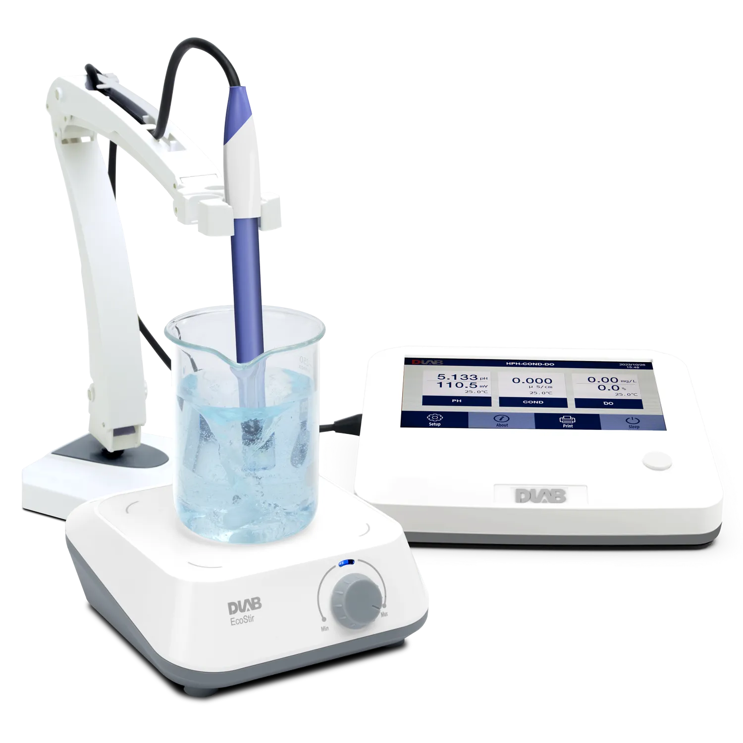 Dlab DPH100T Benchtop pH Meter (Touch screen) 4090010203