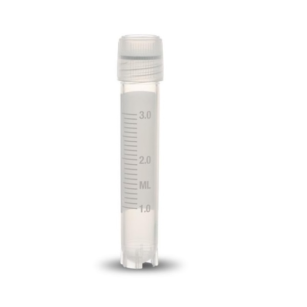 Simport 3 ml Self-Standing Cryovial External Thread with Silicone Washer Seal (Cs/1000) T310-3A