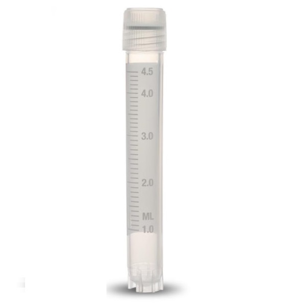 Simport 5 ml Self-Standing Cryovial External Thread with Silicone Washer Seal (Cs/1000) T310-5A