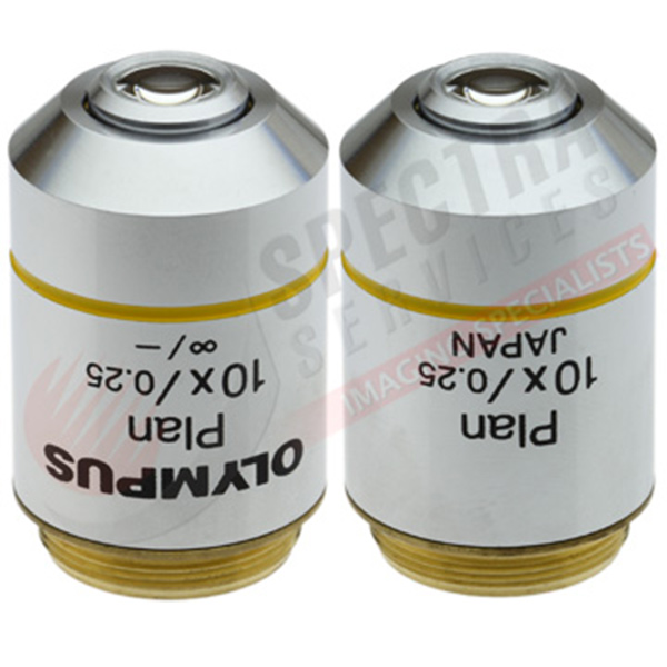 Olympus Plan 10x Objective Lab Equipment | spectraservices.com