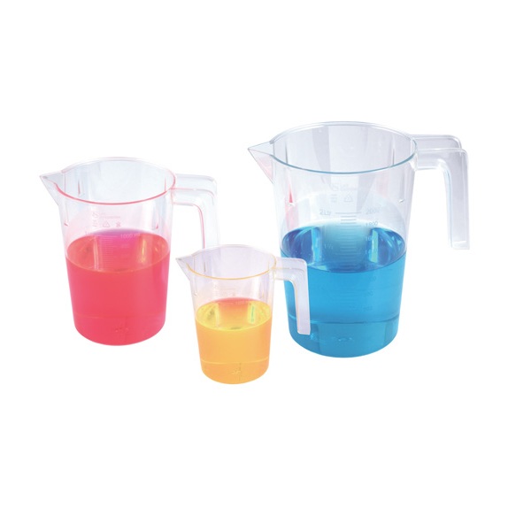 Lab Companion Plastic Handle Beaker, Transparent(PMP) 1000ML 00PER0000039