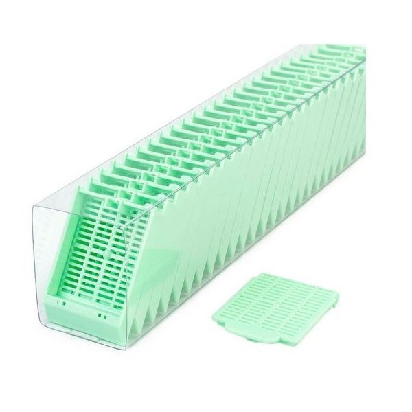 Simport Histosette II Tissue Cassettes In Quickload Sleeves, Green (Cs ...