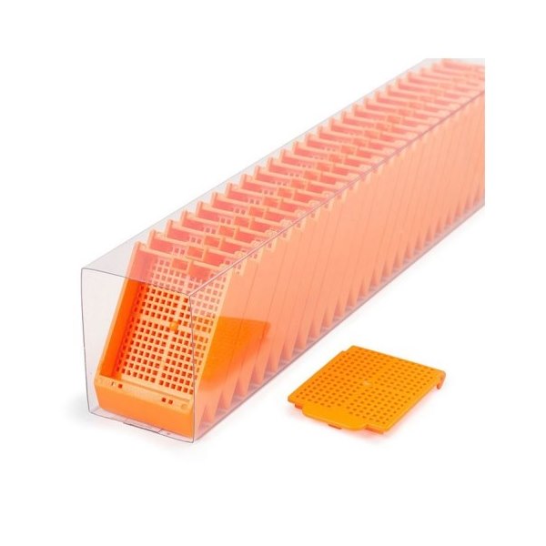 Simport Histosette II Biopsy Cassettes In Quickload Sleeves, Orange (Cs ...