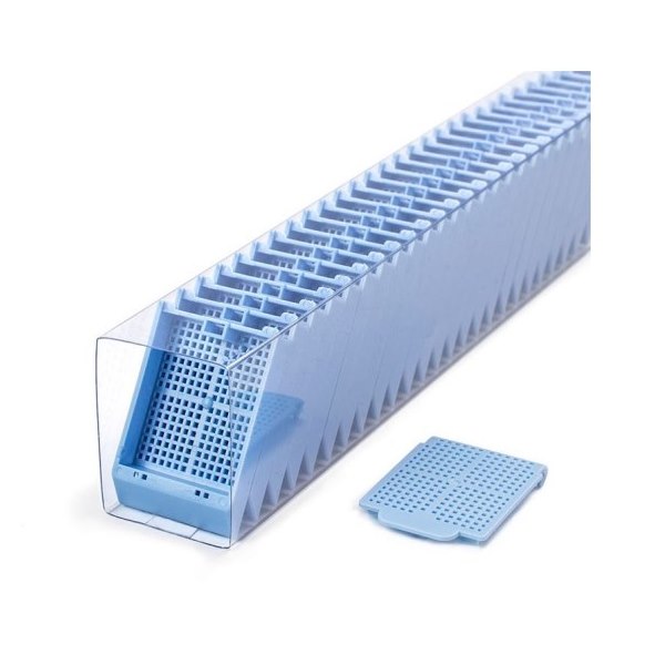 Simport Histosette II Biopsy Cassettes In Quickload Sleeves, Blue (Cs ...