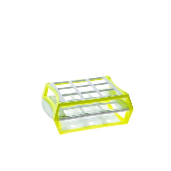 Simport 9 Tubes Of 25 to 30 mm The Multirack Jr., Yellow (Cs/10) S610-30Y