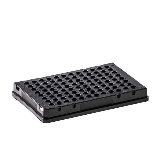 Simport Opaque Skirted Amplate 96 Well PCR Plates, Black (Cs/100) T324 ...