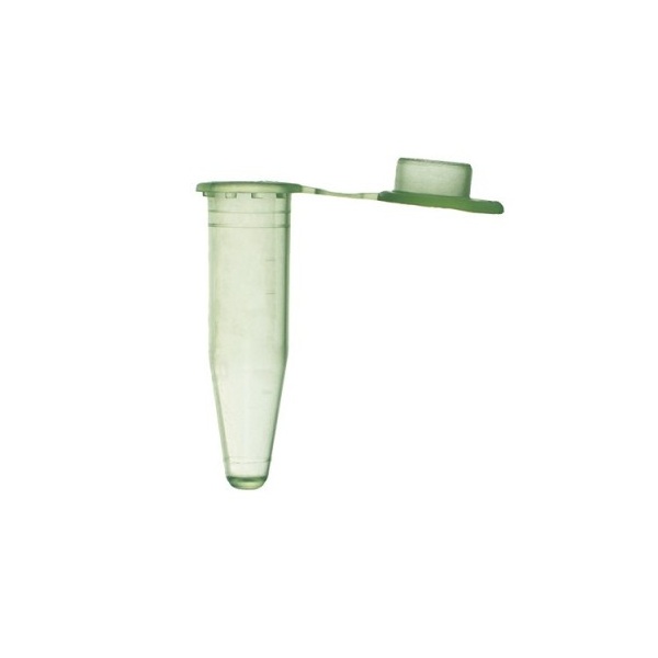 Simport 0.6 ml Green, Cliklok Microcentrifuge Tube With Flat Cap (Bag ...