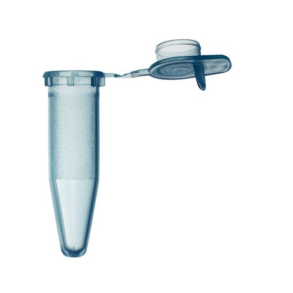 Simport 1.5 ml Blue, Microcentrifuge Tube With Pick-Up Tab (Bag/500 ...