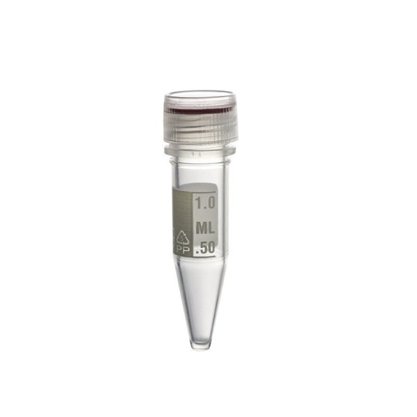 Simport 1.5 mL Conical Bottom Micrewtube With Washer Seal Screw Cap (Cs ...
