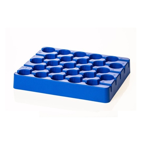 Simport Blue Reusable Racks For 50 ml (29 mm) Conical Tubes, 25 Places ...