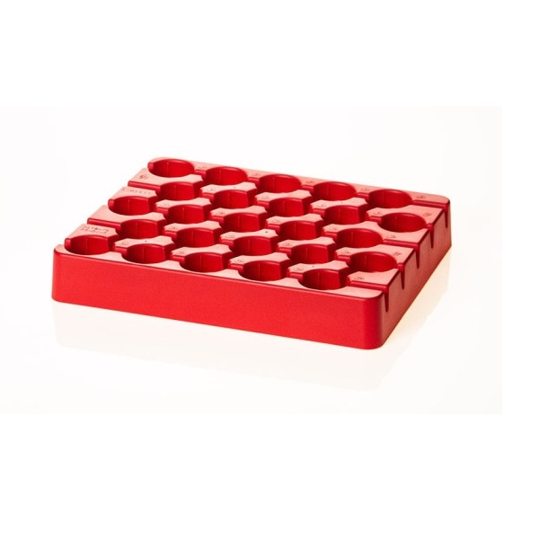 Simport Red Reusable Racks For 50 ml (29 mm) Conical Tubes, 25 Places ...