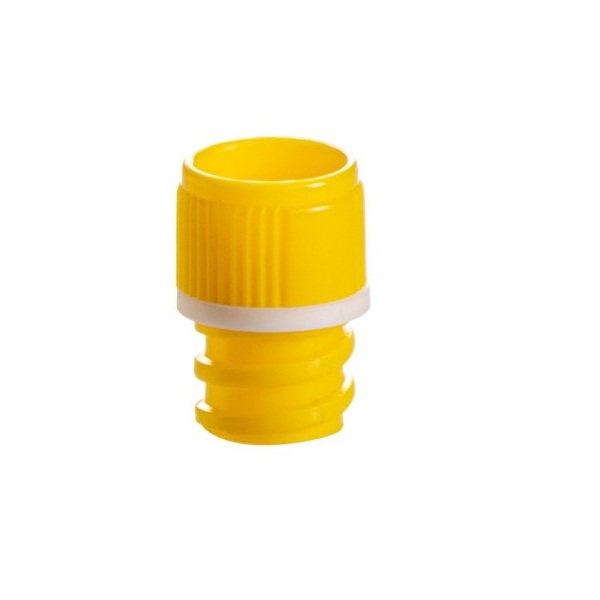 Simport Yellow Screw Cap With O-Ring For T500 Tube (Pk/1000) T500YOS