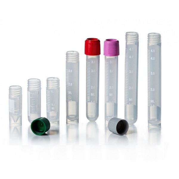 Simport Sample Tubes With External Threads W/O Caps (Pk/1000) T501-ATPR