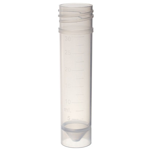 Simport 30 ml Tube, Etched Graduation Self-Standing Transport Tubes (Cs ...