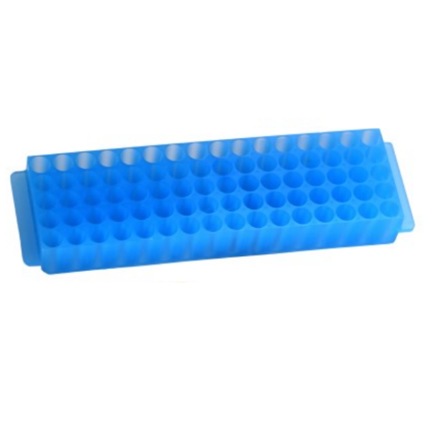 Bio Plas 0062 80 Well Micro Tube Rack, Blue