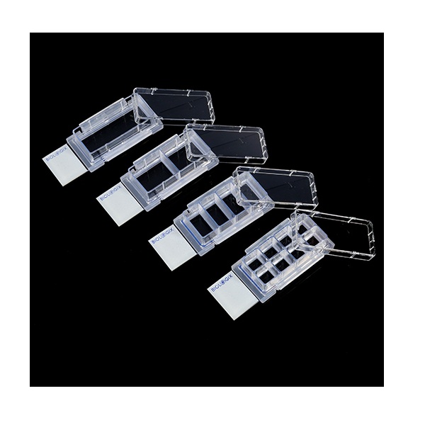 Biologix 0.20-0.60ml PS/Glass/PP 8 Well 0.98cm2 Growth Area Clear Cell ...