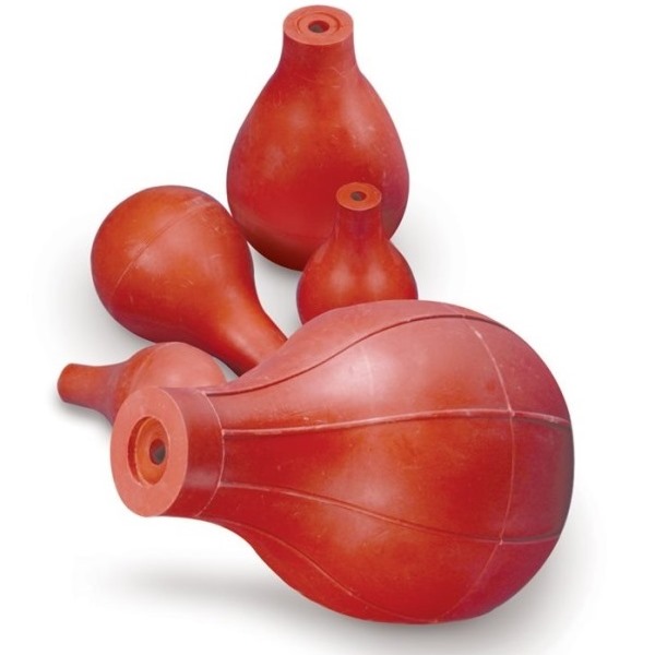 Heathrow 15 ml Rubber Bulbs Red HS20630B