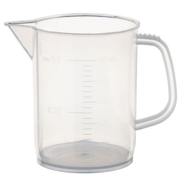 United Scientific 500 ml Beakers with Handle, Short Form, PP 81121 Lab ...
