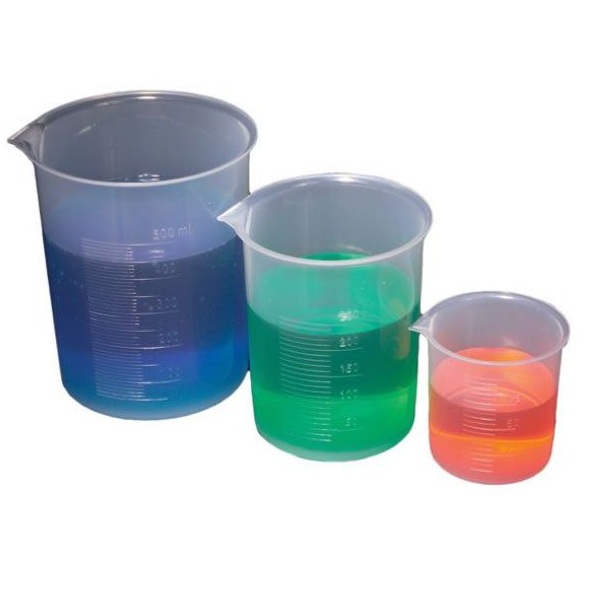 United Scientific 600 ml Beakers, Griffin Style, Polypropylene (PP) BP0600