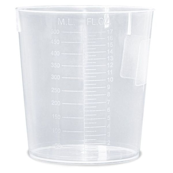 United Scientific 500 ml Stackable Beakers, Polypropylene (PP) Pack Of ...
