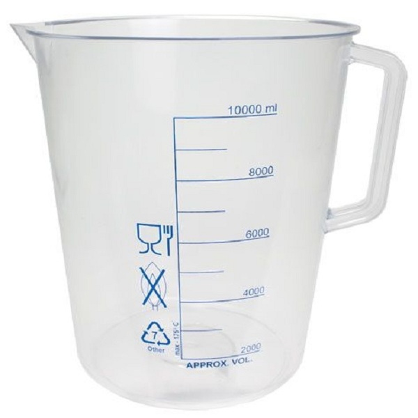 United Scientific 100 ml Beakers with Handle, Printed Graduations, PMP ...