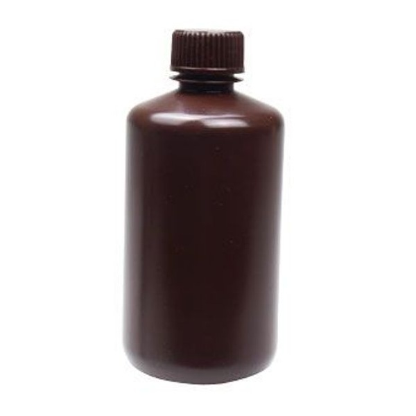 United Scientific UniStore Amber Reagent Bottles, Narrow Mouth, HDPE ...