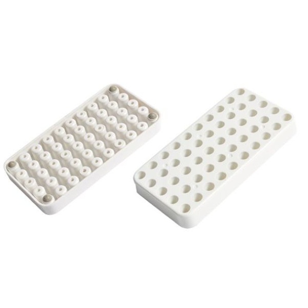 United Scientific 1, 1.8 or 4.5 ml Cryo Rack, PC, 50 Place 66201 Lab ...