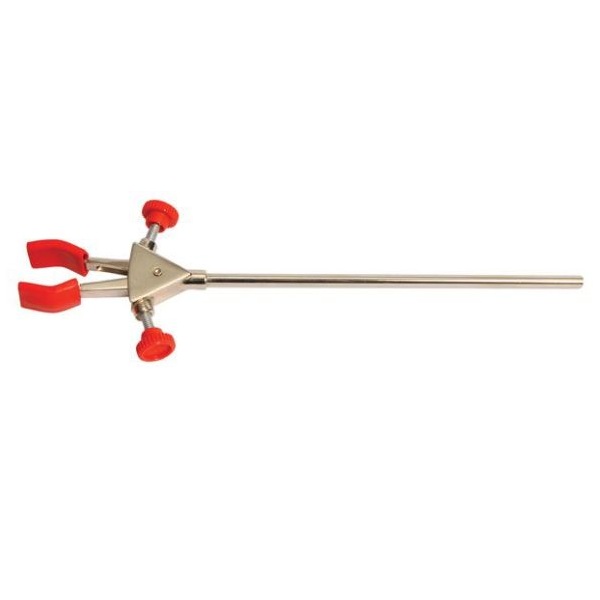 United Scientific 2-Prong Burette Clamp With Extension Rod, PVC Coated ...