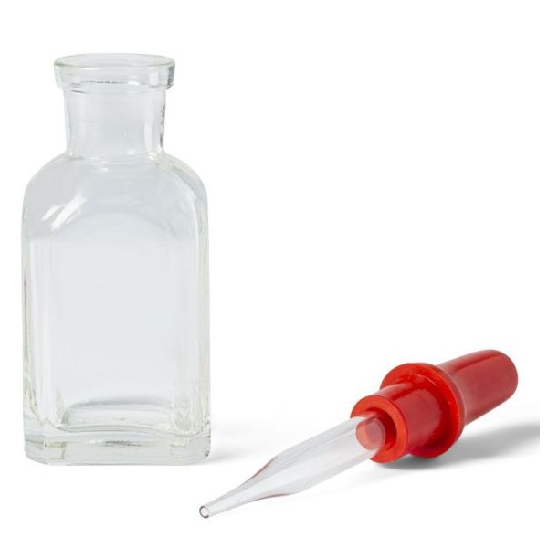United Scientific 30 ml Barnes Dropping Bottle With Pipet And Rubber ...