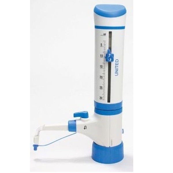 United Scientific 10 - 100 ml Bottle Top Dispensers, Jade BTJD100