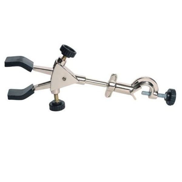 United Scientific 2-Prong Burette Clamp With Boss Head, PVC Coated ...