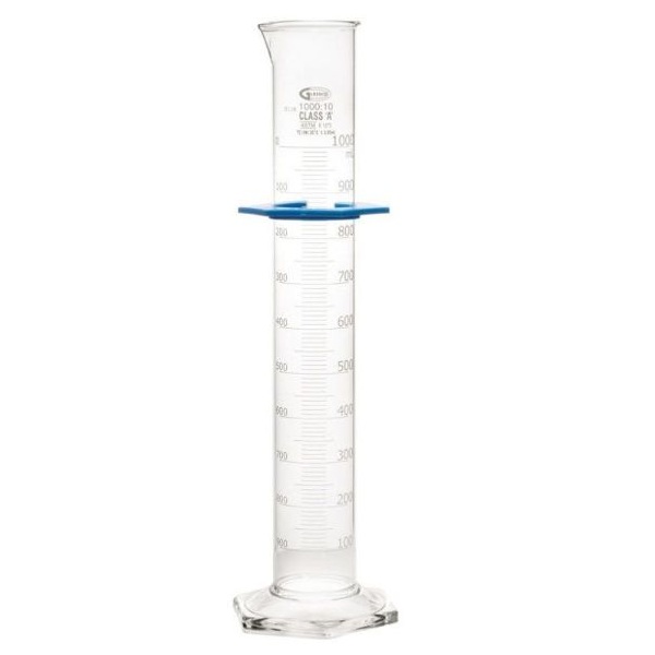 United Scientific 1000 ml Graduated Cylinders, Double Scale, Class A ...