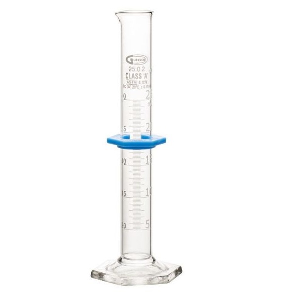 United Scientific 25 ml Graduated Cylinders, Glass, Double Scale, Class ...