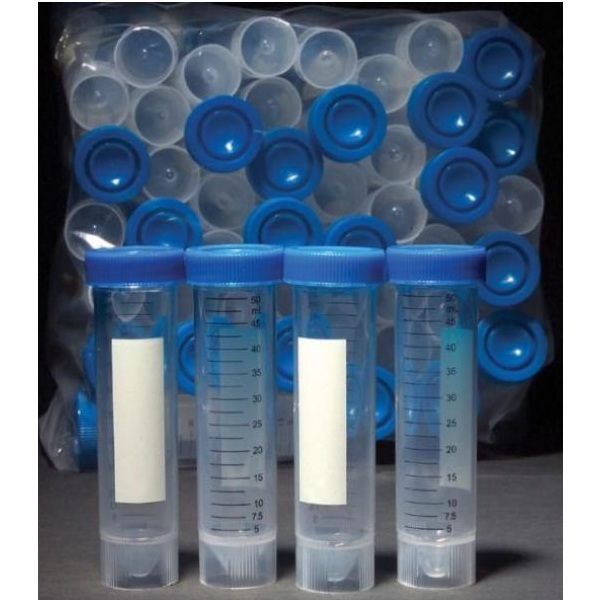 United Scientific 50 ml Centrifuge Tubes, Self-Standing, PP/HDPE ...
