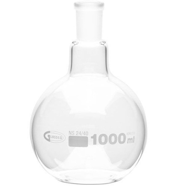 United Scientific 1000 ml Boiling Flasks, Flat Bottom, Ground Glass ...