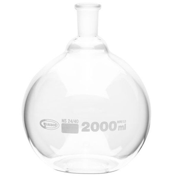 United Scientific 2000 ml Boiling Flasks, Flat Bottom, Ground Glass ...