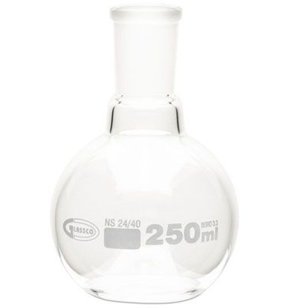 United Scientific 250 ml Boiling Flasks, Flat Bottom, Ground Glass ...