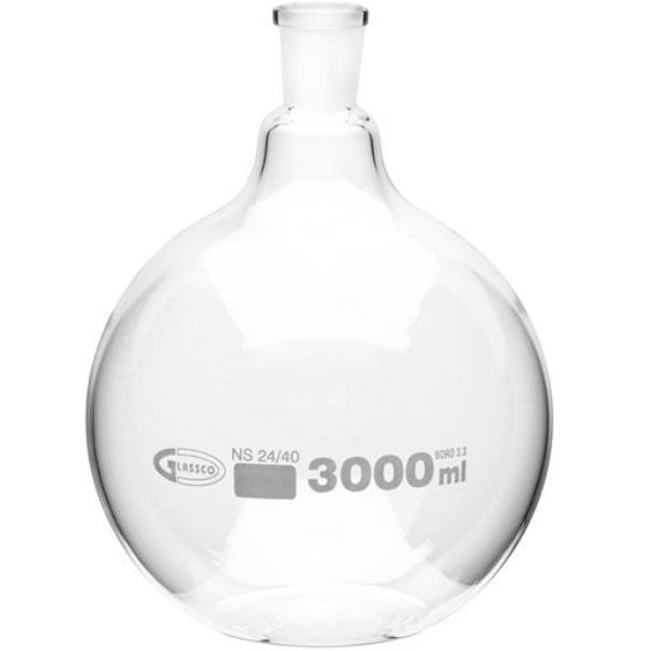 United Scientific 3000 ml Boiling Flasks, Flat Bottom, Ground Glass ...