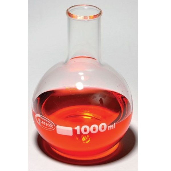 United Scientific 100 ml Boiling Flasks, Flat Bottom, Borosilicate ...